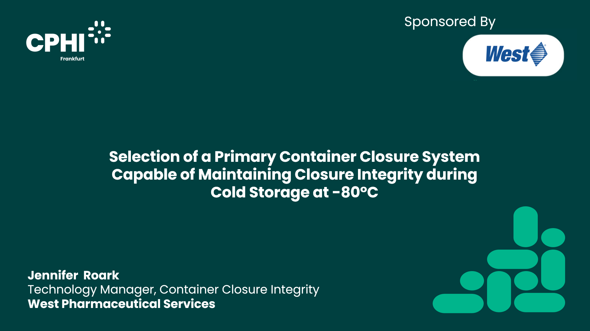 Selection of a Primary Container Closure System Capable of... | CPHI Online